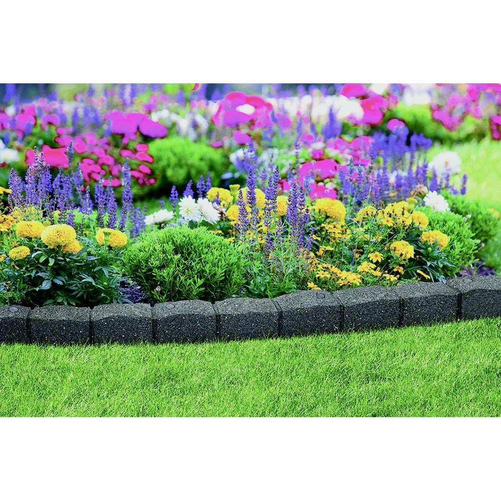 borderrand roman stone grijs - Tuincentrum Pelckmans