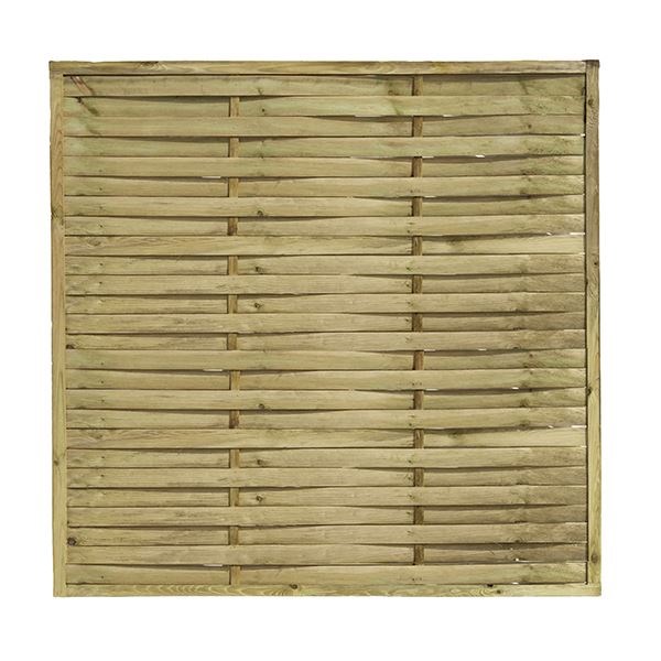 tuinscherm gevlochten met kader natura - Tuincentrum Pelckmans